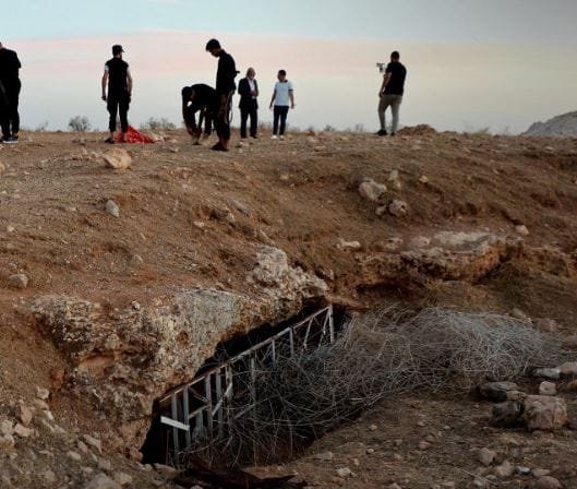 A secret underground prison was found in the Homs countryside.