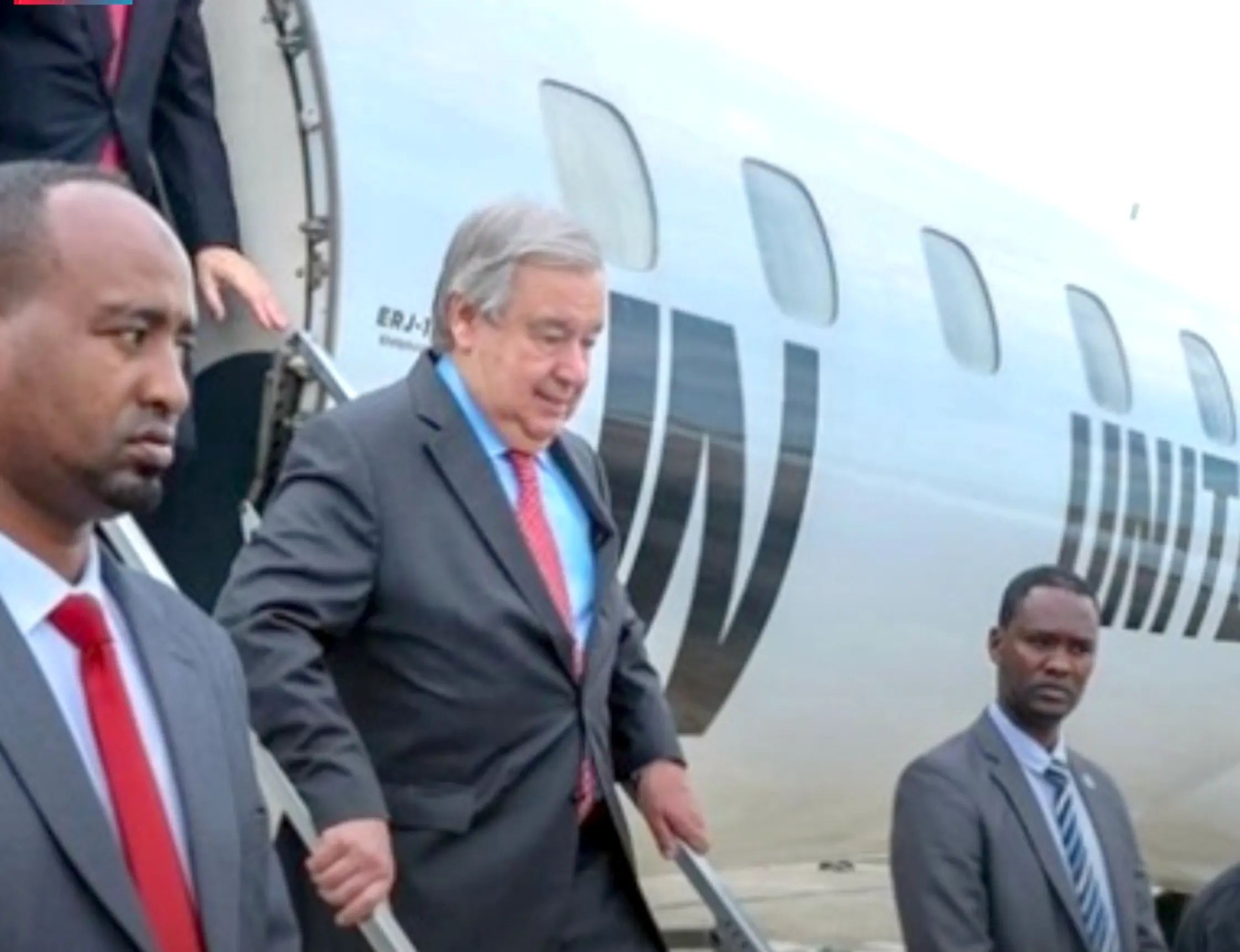 Guterres arrives in Baghdad to participate in the ceremony marking the ...