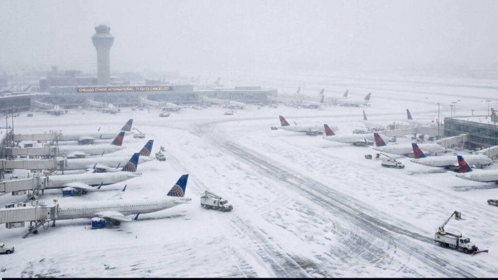 America is experiencing power outages due to the storm.