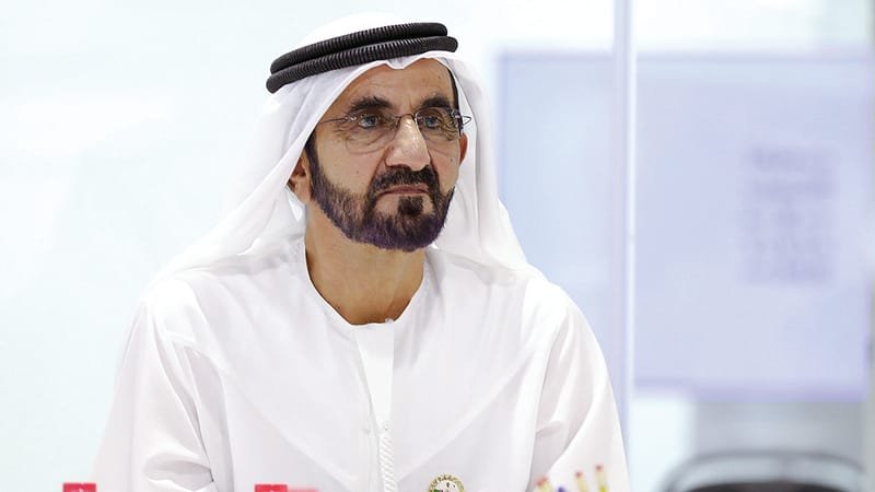 The President of the Emirates, his two deputies, and the rulers ...