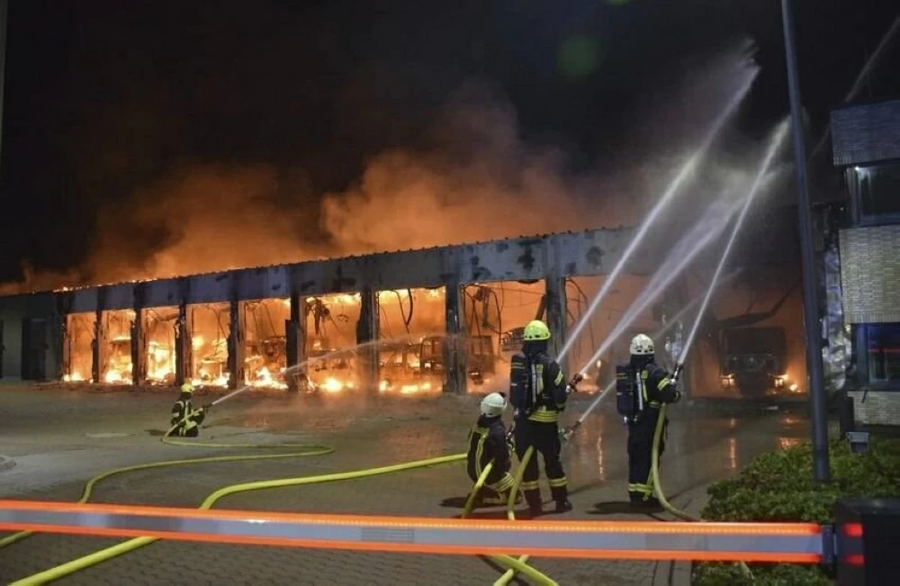 ألمانيا: تفاصيل حريق مركز جي إس آي هيلمهولتس