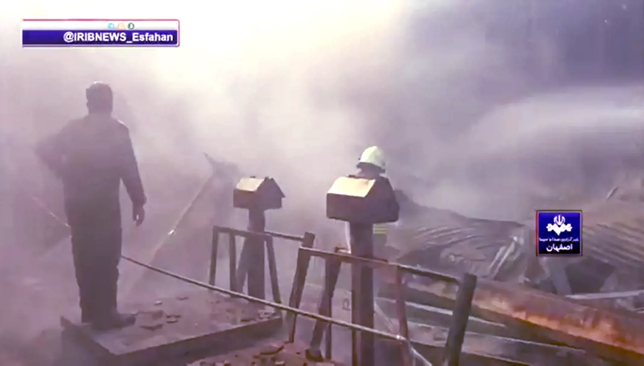 A helicopter crashed in Iran: a sudden fall shook Khomeini Shahr