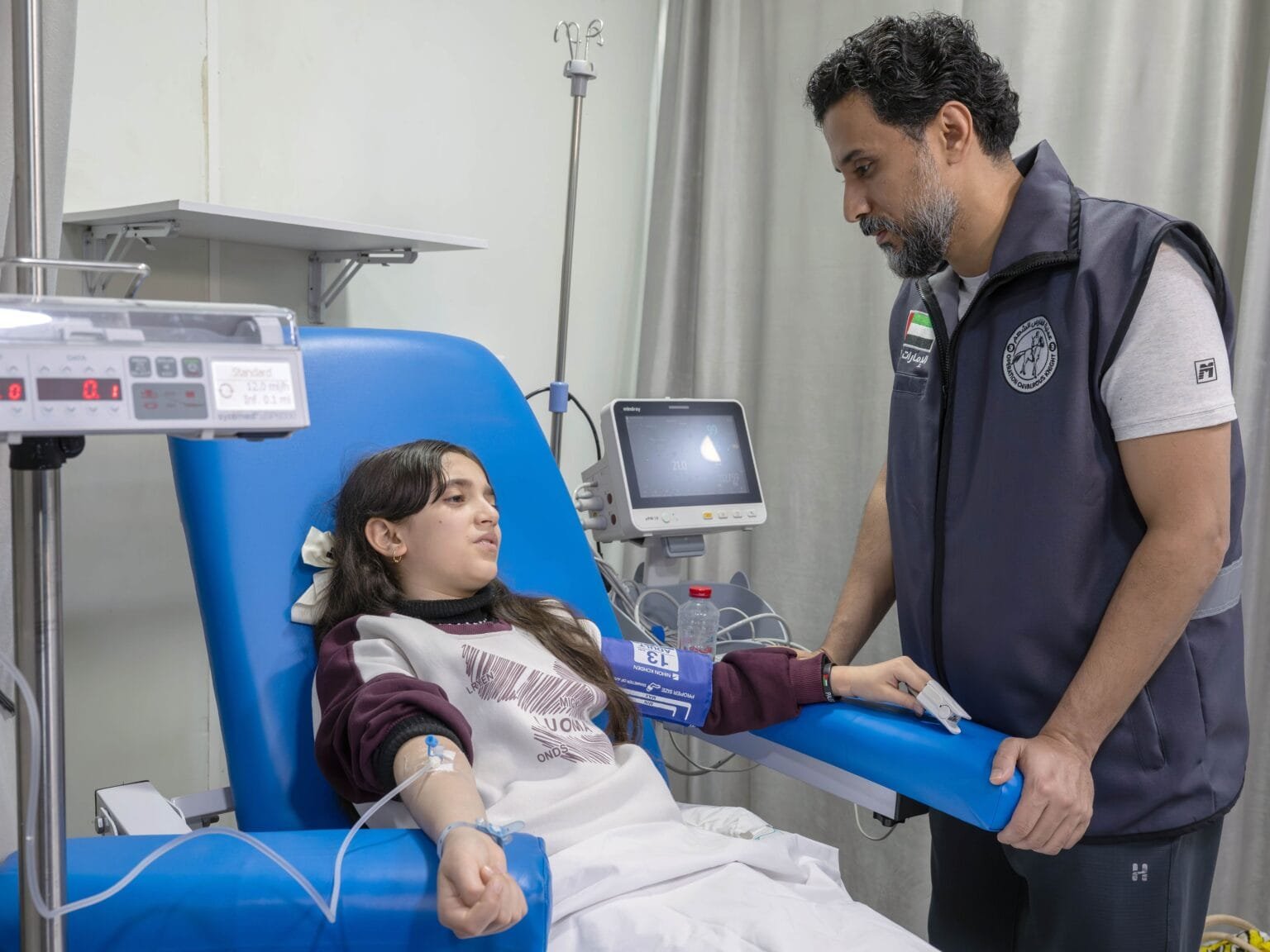 The Gentleman Knight 3.. The UAE floating hospital gives hope to a ...
