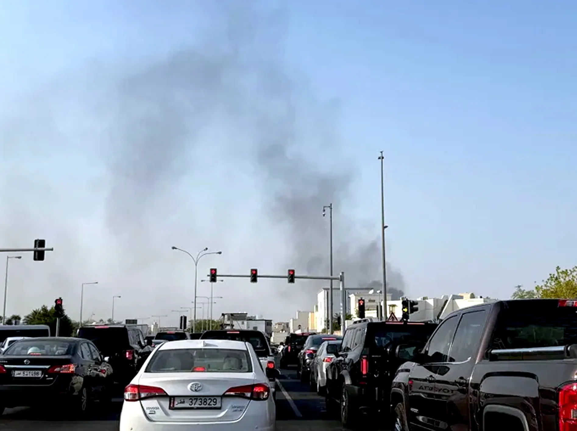 Breaking: A sudden explosion rocks the skies over Doha