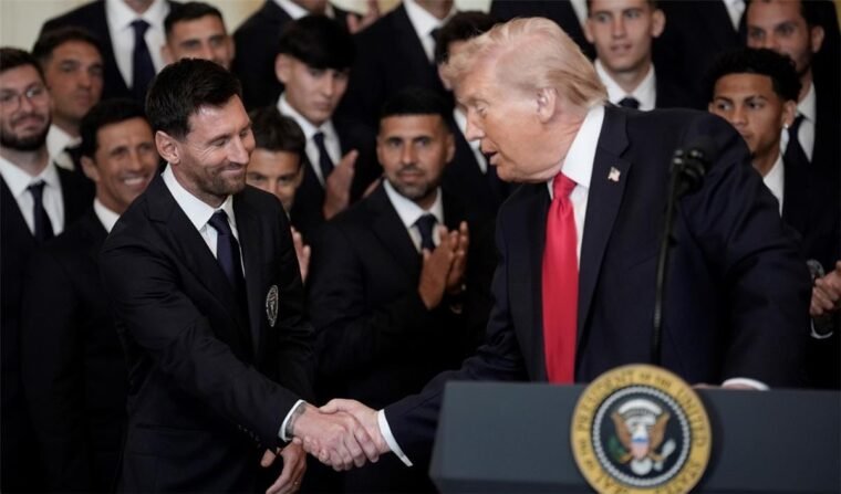 Trump welcomes Lionel Messi and Inter Miami stars at the White House ...