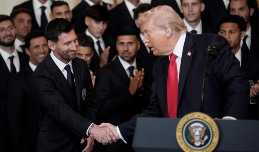 Trump welcomes Lionel Messi and Inter Miami stars at the White House ...