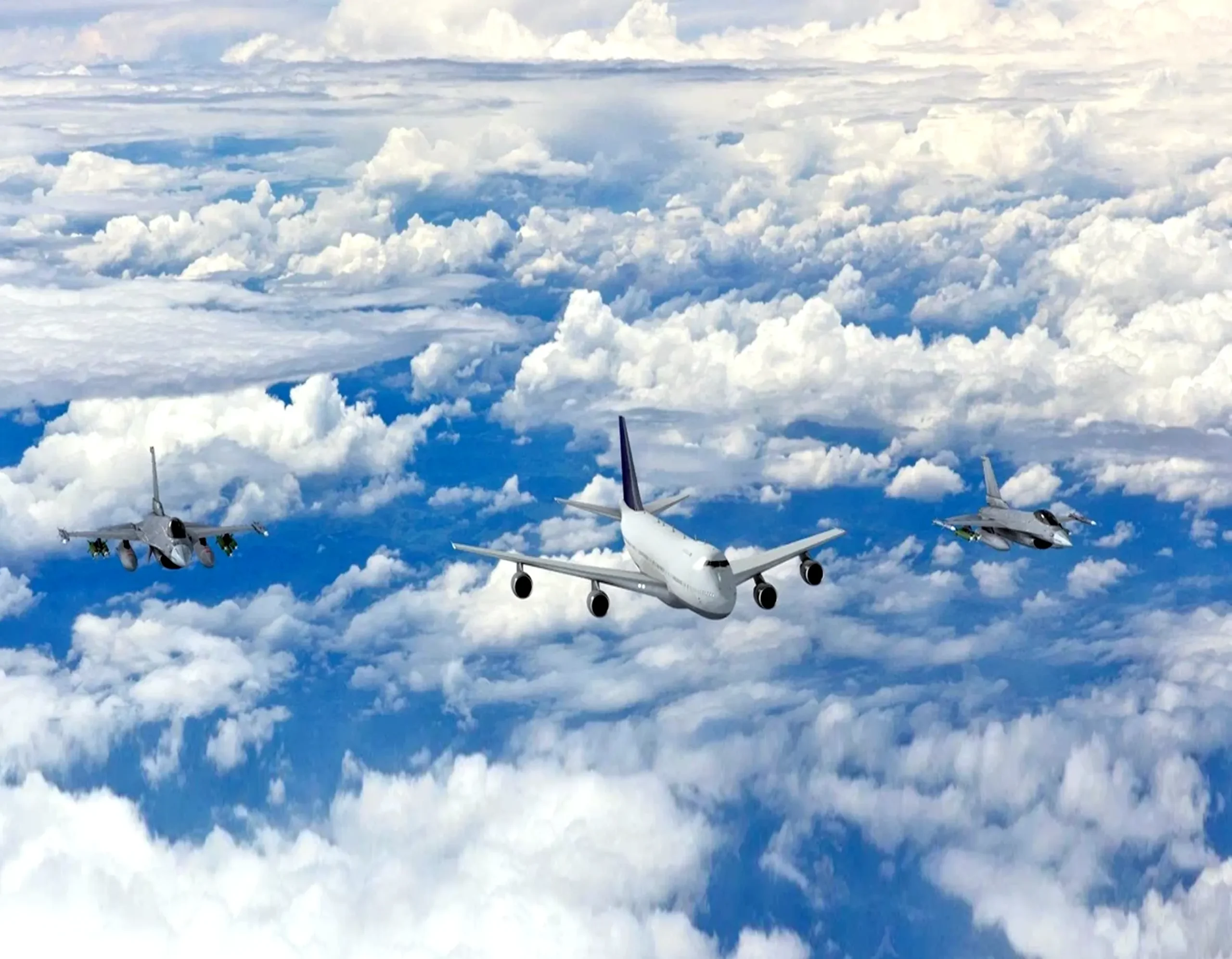 Hungary: NATO fighters escort an Israeli passenger plane