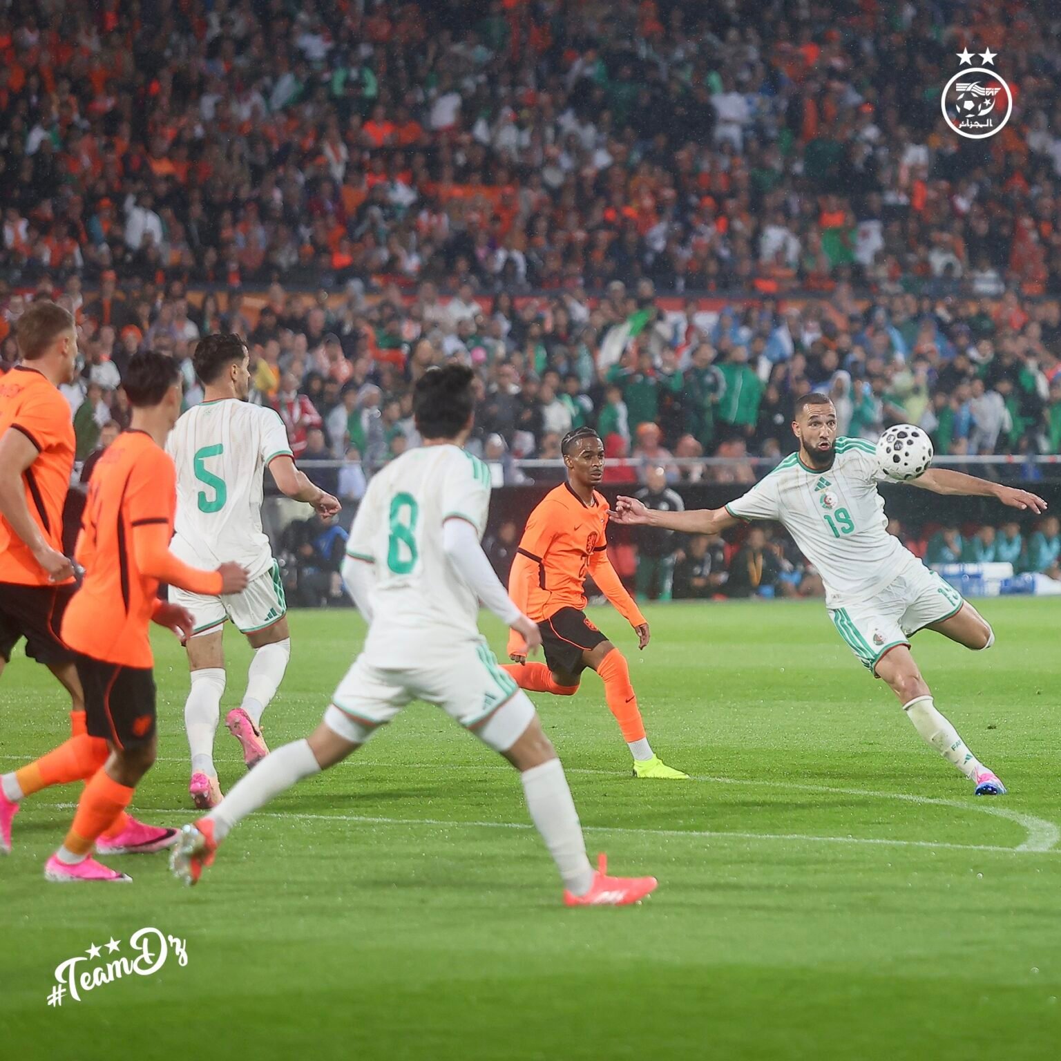 Final rehearsal before the World Cup.. Algeria defeats the Netherlands ...